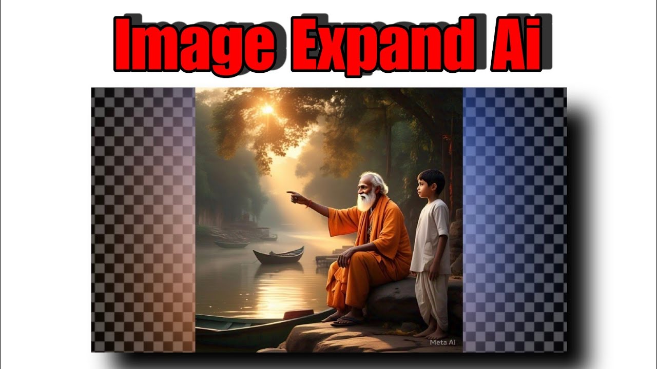 how to extend image using ai in mobile - YouTube