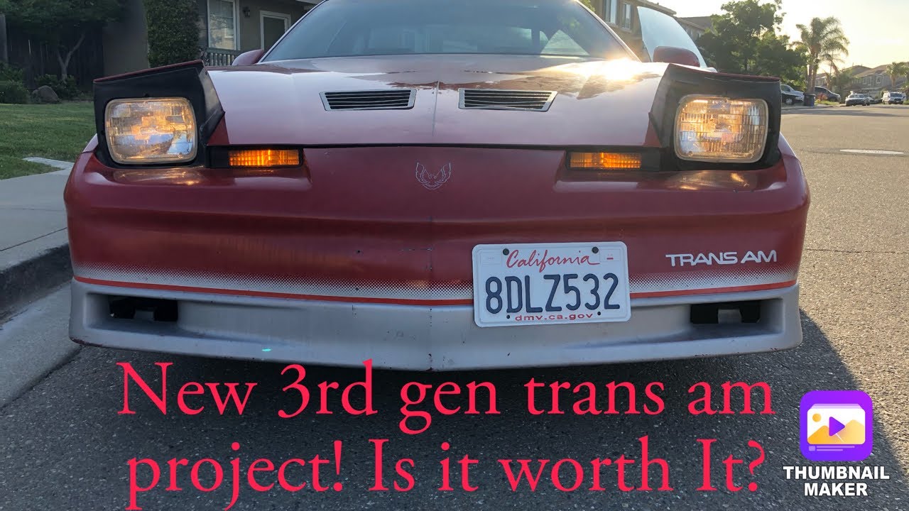 New 3rd gen trans am project? - YouTube