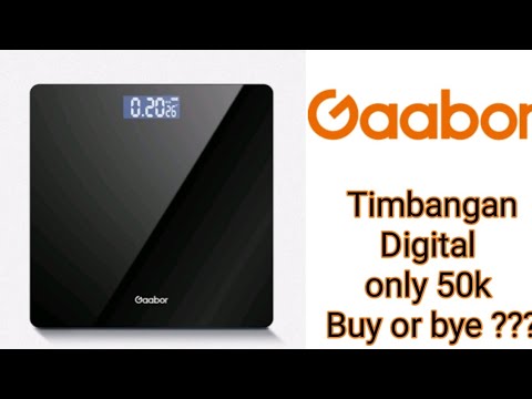 Review Timbangan Digital | Unboxing timbangan Gaabor | Review Gaboor ...