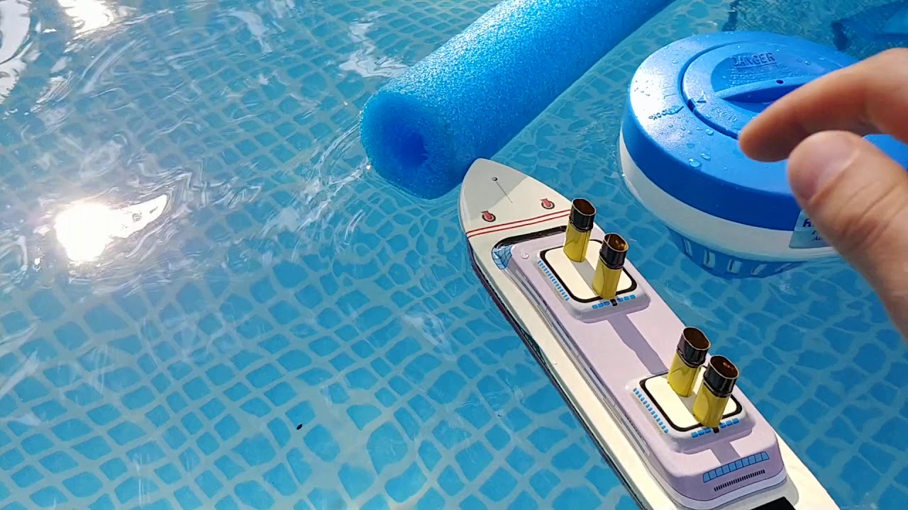 Titanic putt putt mini boat fun pool toy for kids, mini candle powered ...