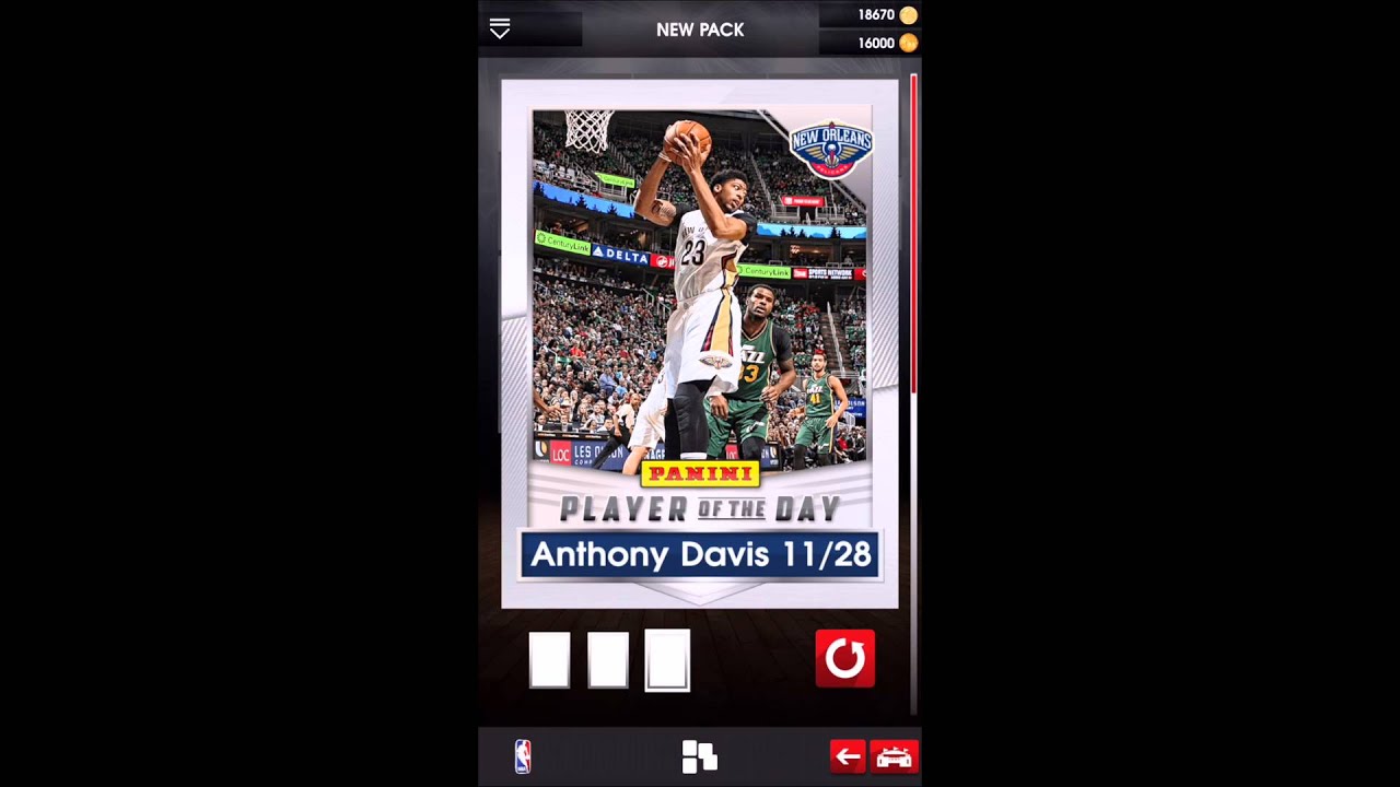 NBA Panini DUNK! Player of the Day Pack Opening (12-17-15) - YouTube