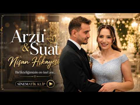 🎥 Arzu & Suat Nişan Hikayesi | Çiftlere Özel Sinematik Klip | #düğünklibi
