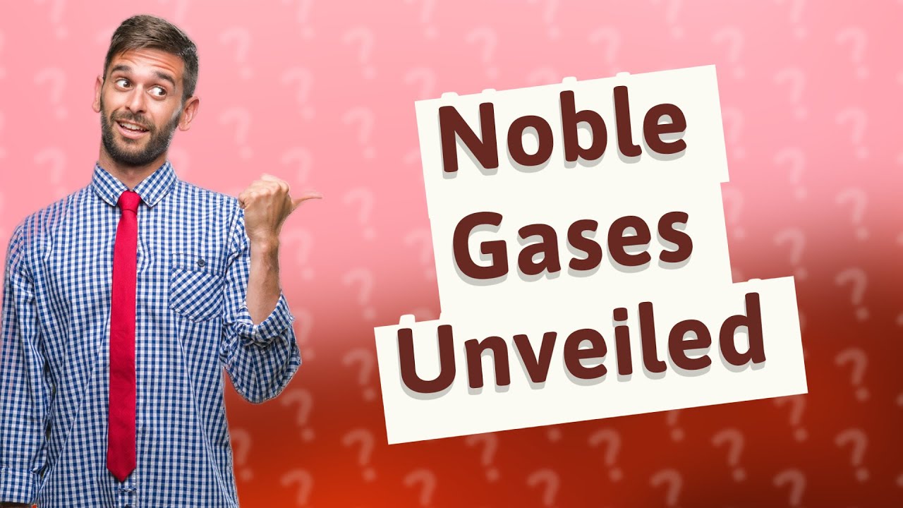 Why are noble gases no longer called inert? - YouTube