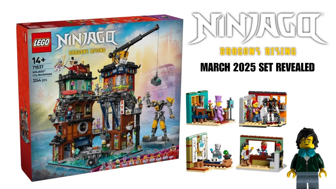 NINJAGO CITY WORKSHOPS REVEALED | March 1st Ninjago Set Revealed - YouTube