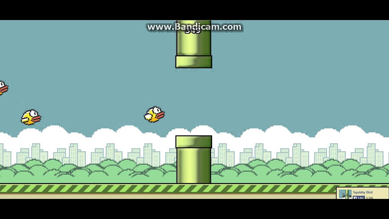 Squishy Bird - Flappy Bird's death (many many times!) - YouTube