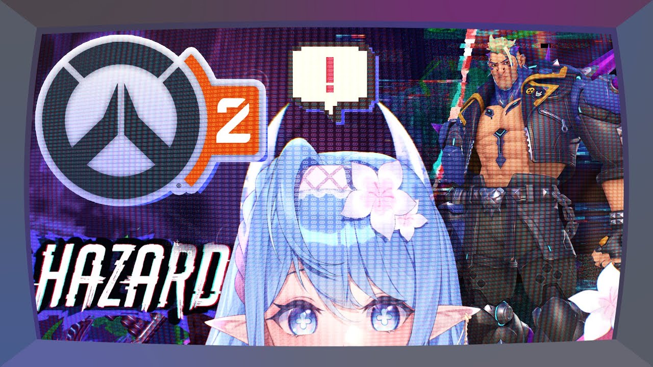 OVERWATCH 2 trying out new tank HAZARD! purple burglar alarm (guerilla ...