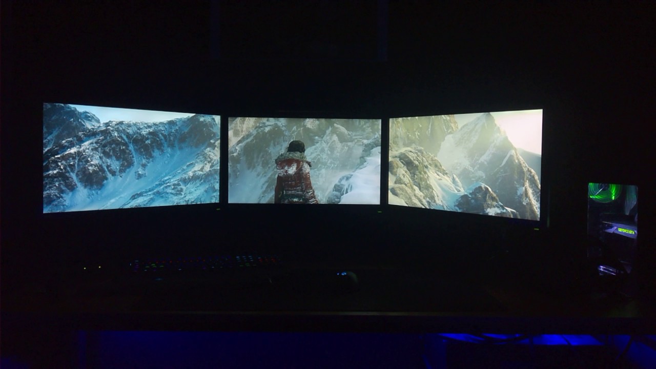 GTX 1080 TI Rise of the Tombraider Benchmark NVidia surround benchmark ...