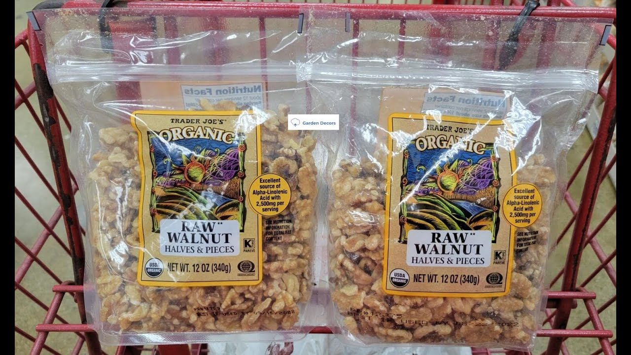 Jesse Tries Trader Joe's Organic Raw Walnuts - YouTube