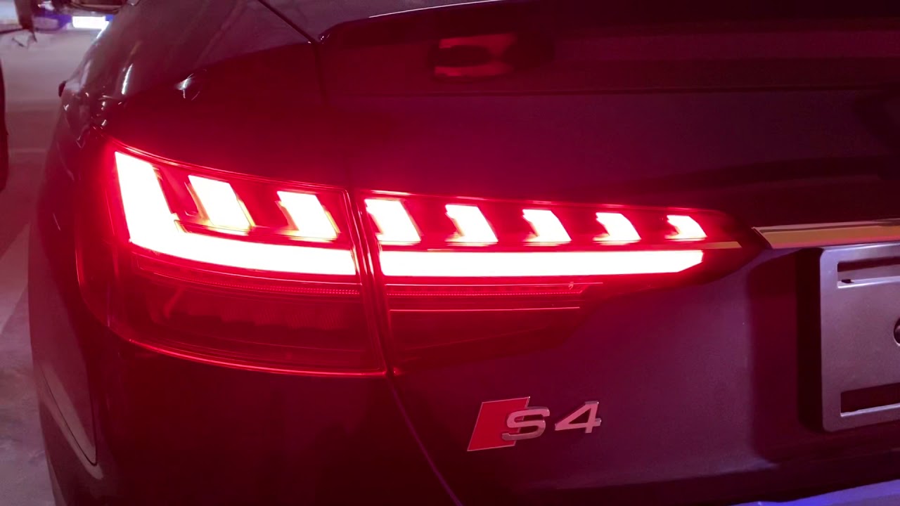 2020 Audi S4 backlight animation - YouTube