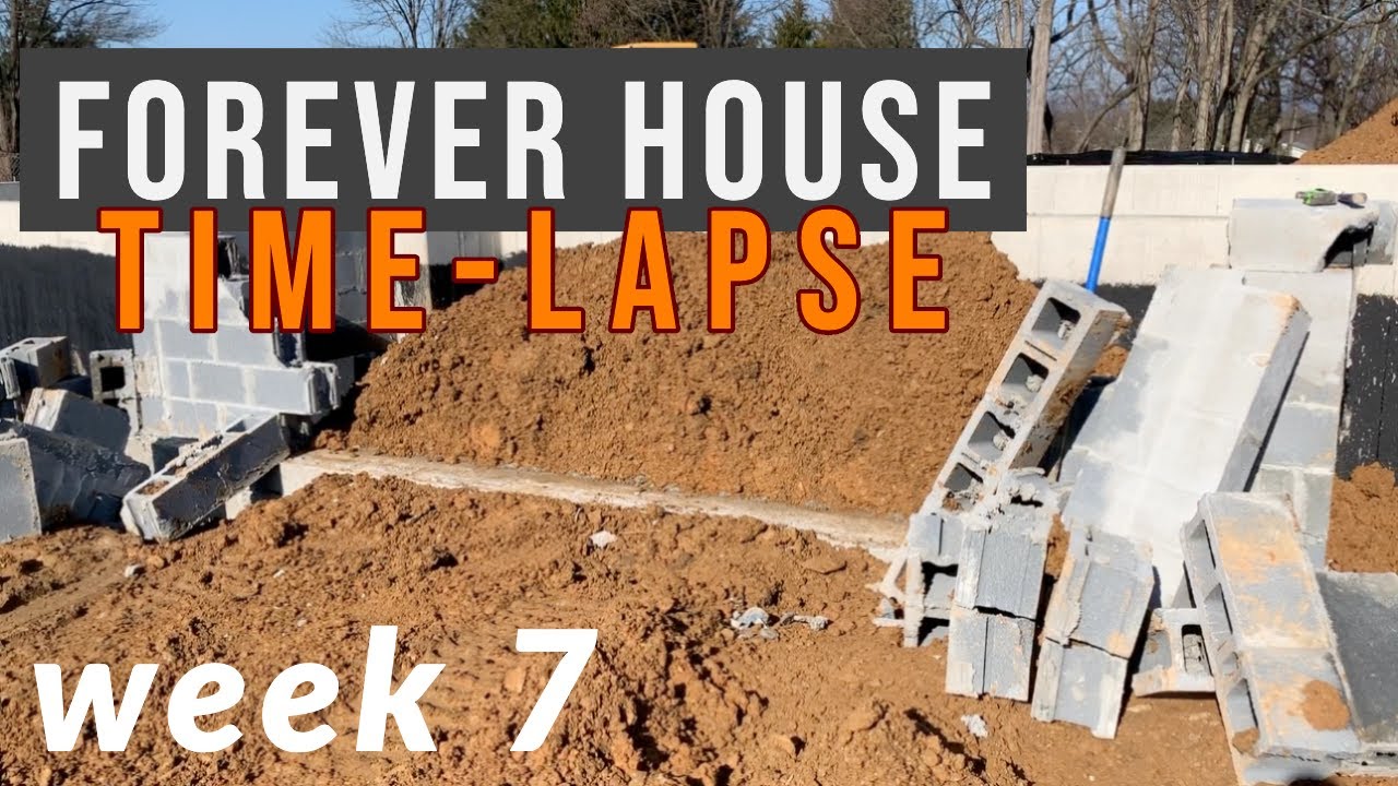 Home Build Time-Lapse | Week 7 | Broken foundation, backfilling - YouTube
