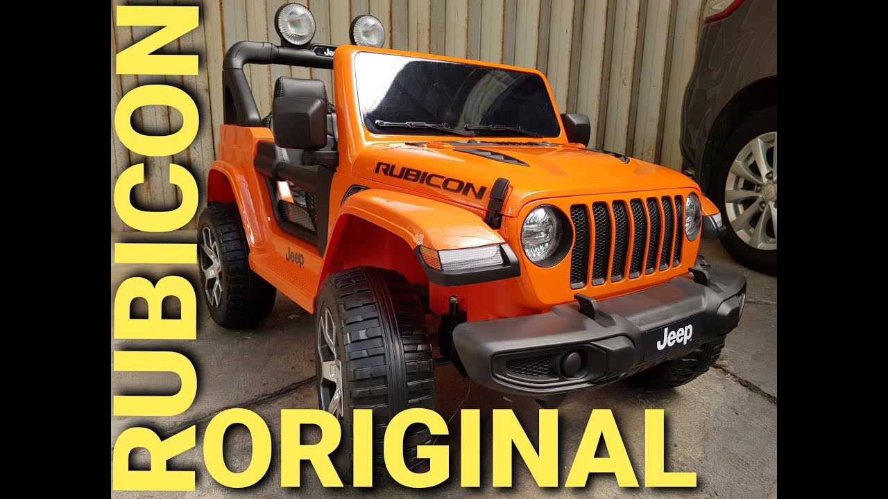 JEEP WRANGLER RUBICON ORANGE ASLI Lisensi ORI Kidstime, Mainan Anak ...