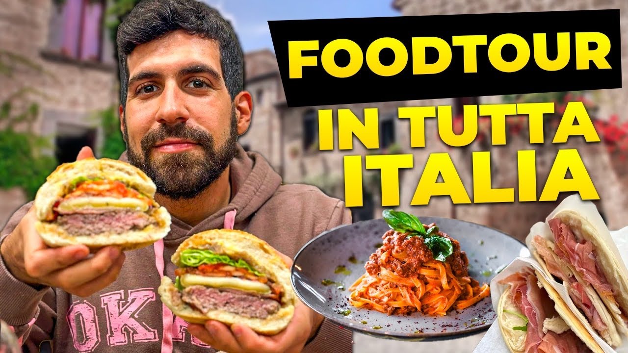 MANGIO IN TUTTA ITALIA - ITALYFOODTOUR tutta Italia Ep1 - YouTube