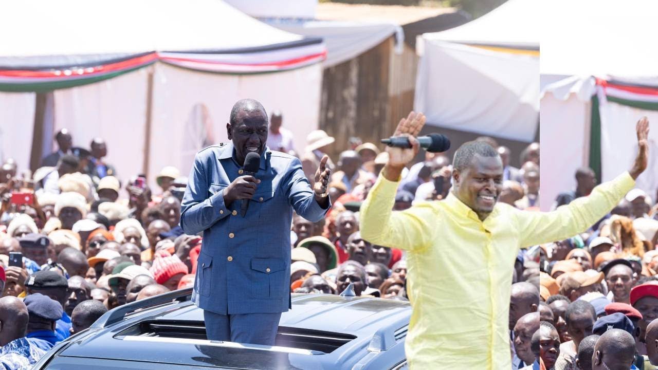 SHOCKED PRESIDENT RUTO AFTER KIAMBU CROWDS LOVES NDINDI NYORO AFTER ...
