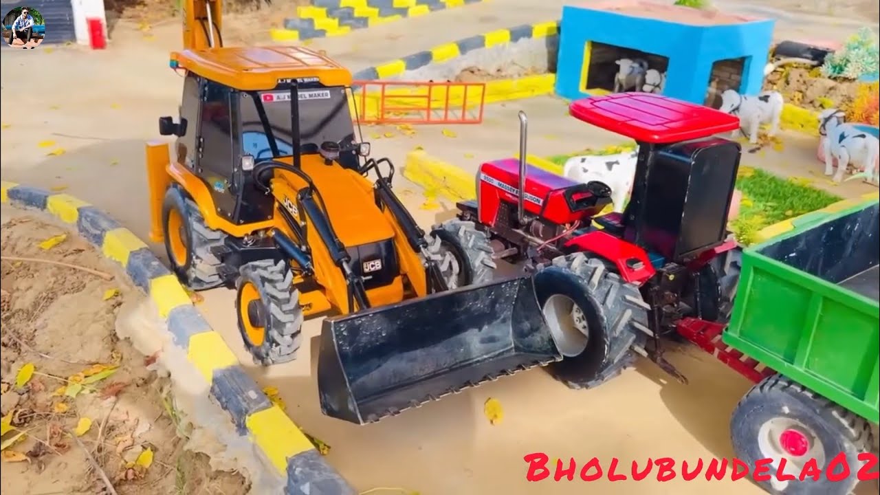 Making a Rc Car showroom in Mini City || Rc construction using Rc ...