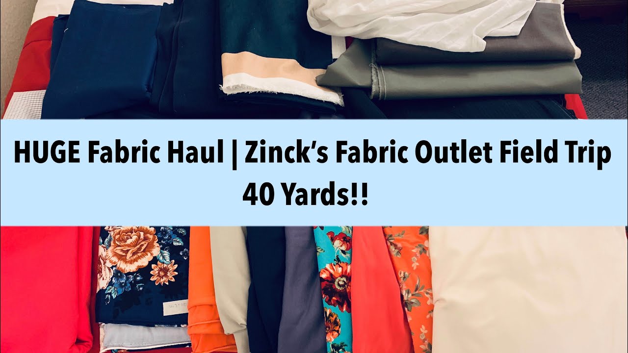 Fabric Haul || Fabric Outlet Shopping Trip - YouTube