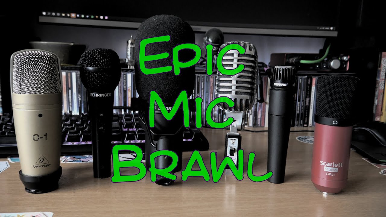 Epic Mic Brawl - Trying Out Different Microphones On A Real Amplifier ...