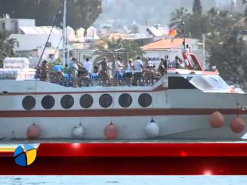 BODRUM DATÇA FERİBOT SEFERLERİNE YOĞUN İLGİ - YouTube