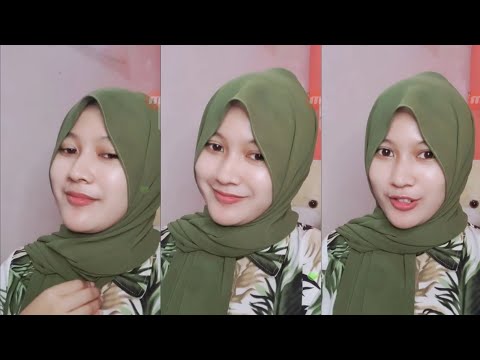 HIJAB HIJAU SUNGGUH MANIS KALO DI LIATIN TERUS | REFERENSI HIJAB STYLE