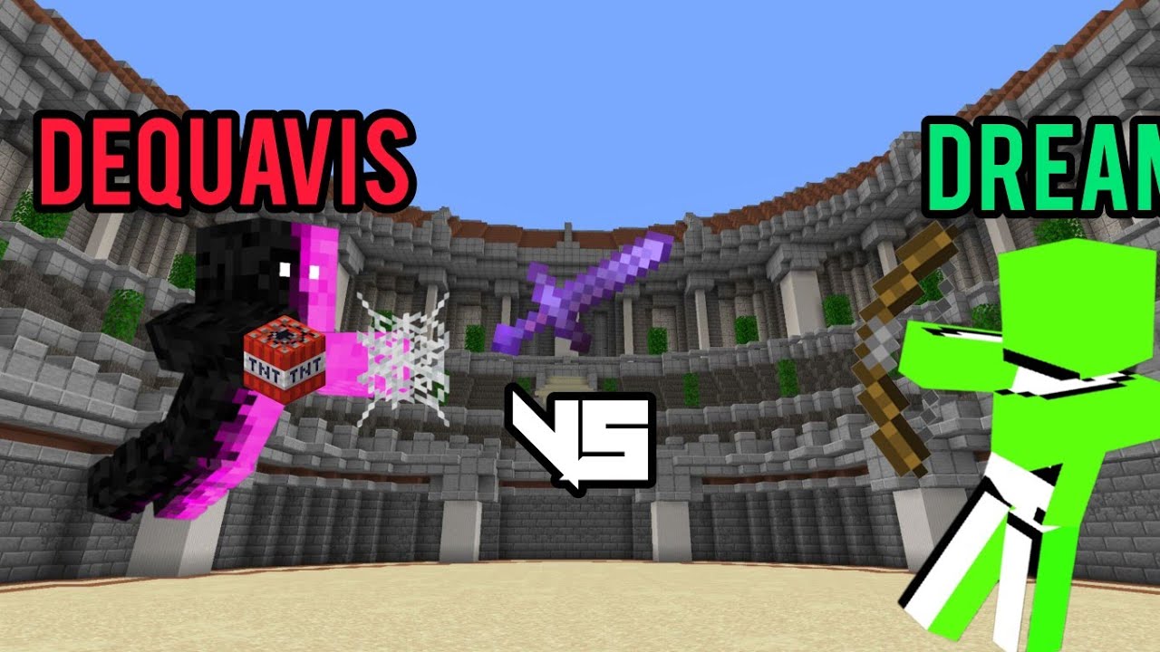 DEQUAVIS VS DREAM: EPIC Minecraft Battle! - YouTube