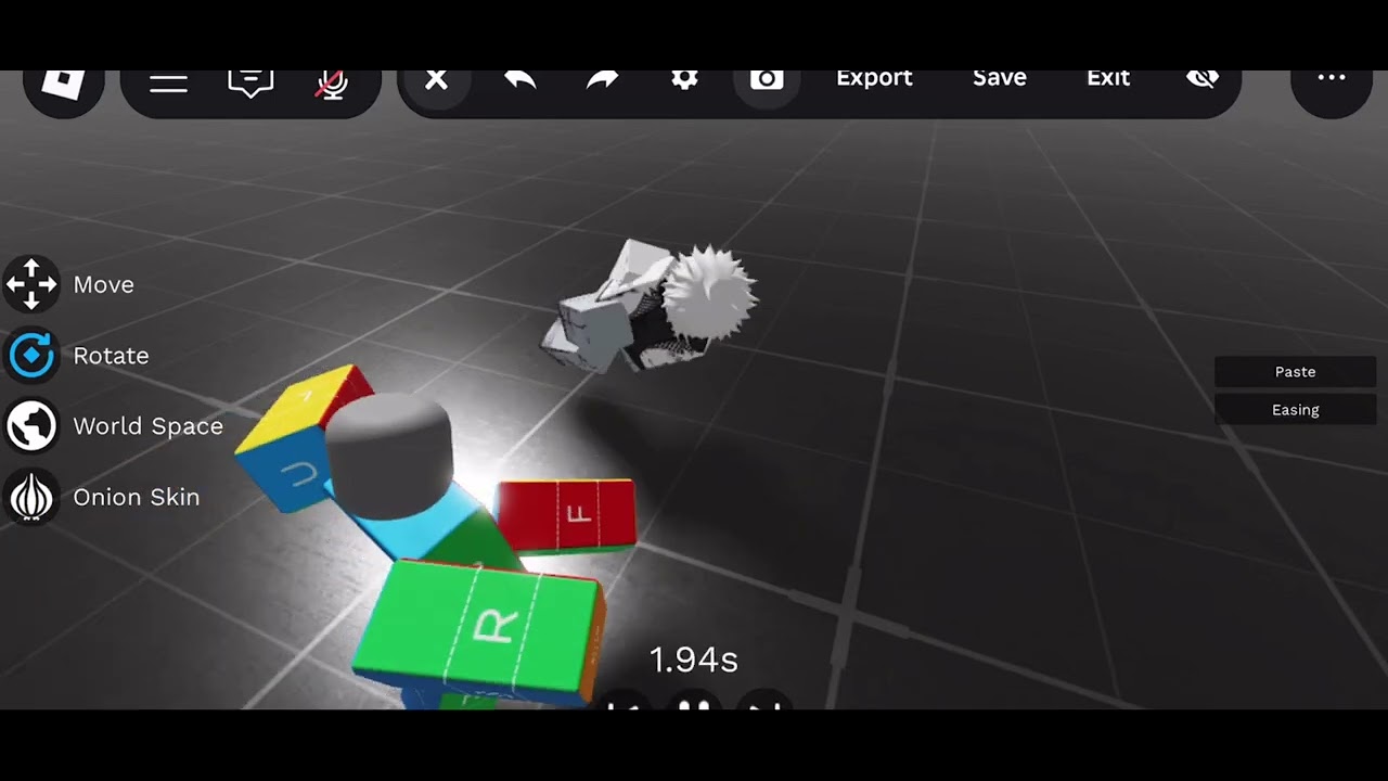 Test animation 1 (“block” hit animation) - YouTube