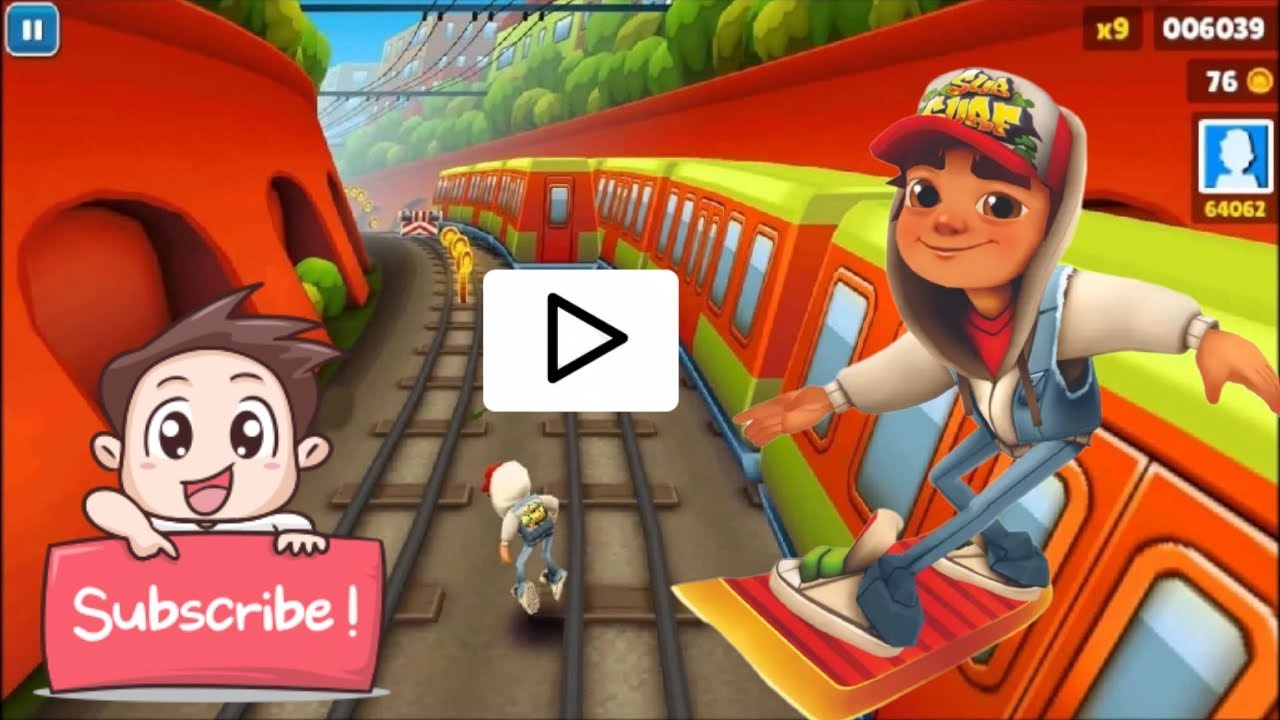 Subway Runner Game | Kids ️ ️ ️ - YouTube