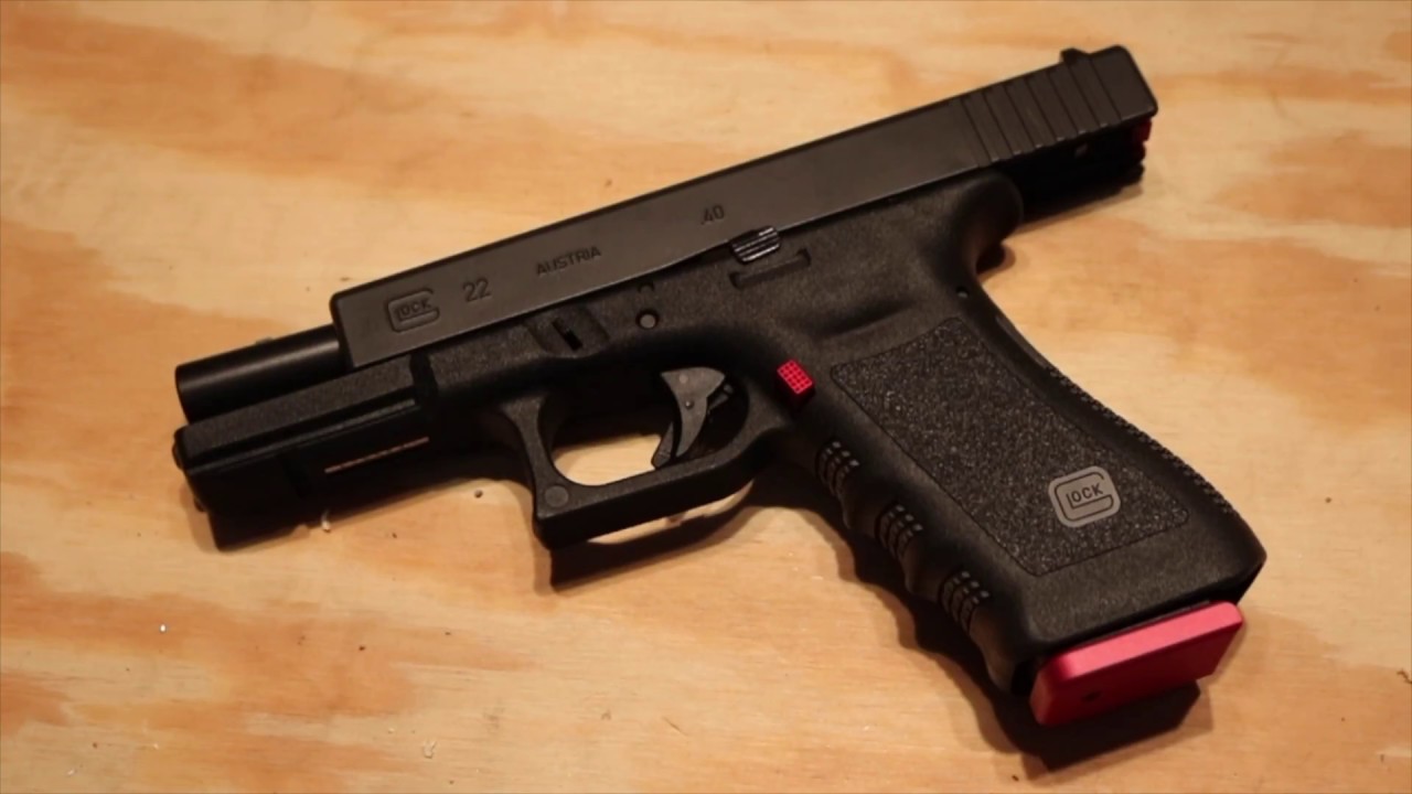 Glock 22 Hyve Technologies Mag Release - YouTube