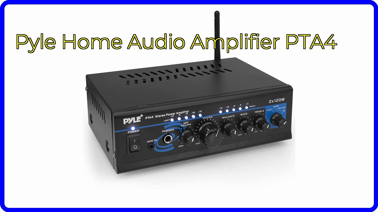 REVIEW (2026): Pyle Home Audio Amplifier PTA4. First Look. - YouTube