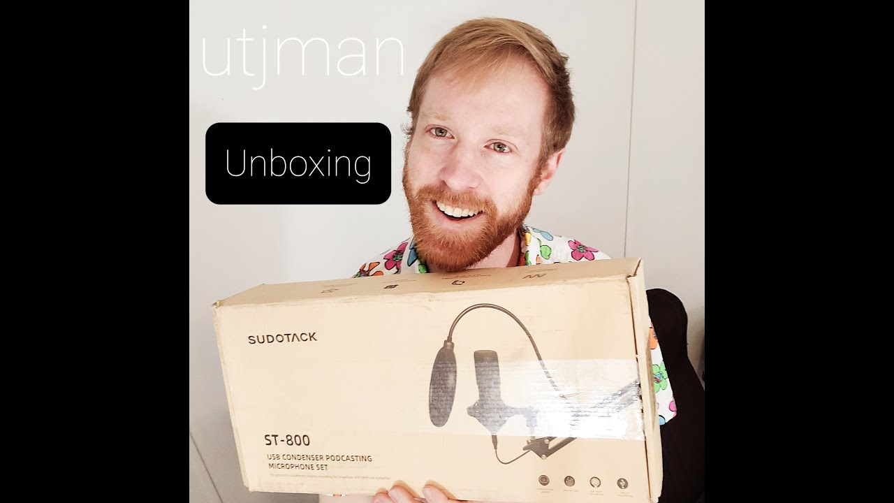 SUDOTACK ST-800 MICROPHONE SET UNBOXING AND REVIEW!!!! - YouTube