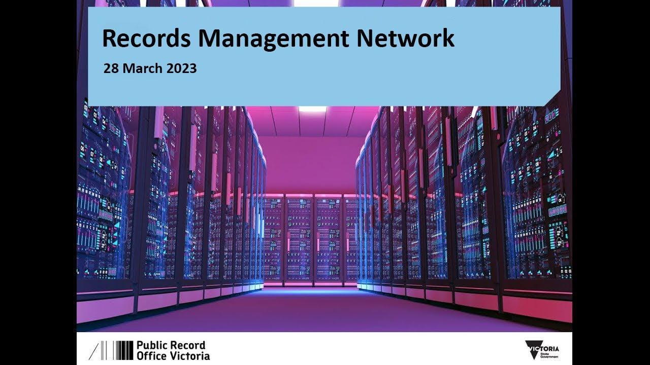 Records Management Network March 2023 - YouTube