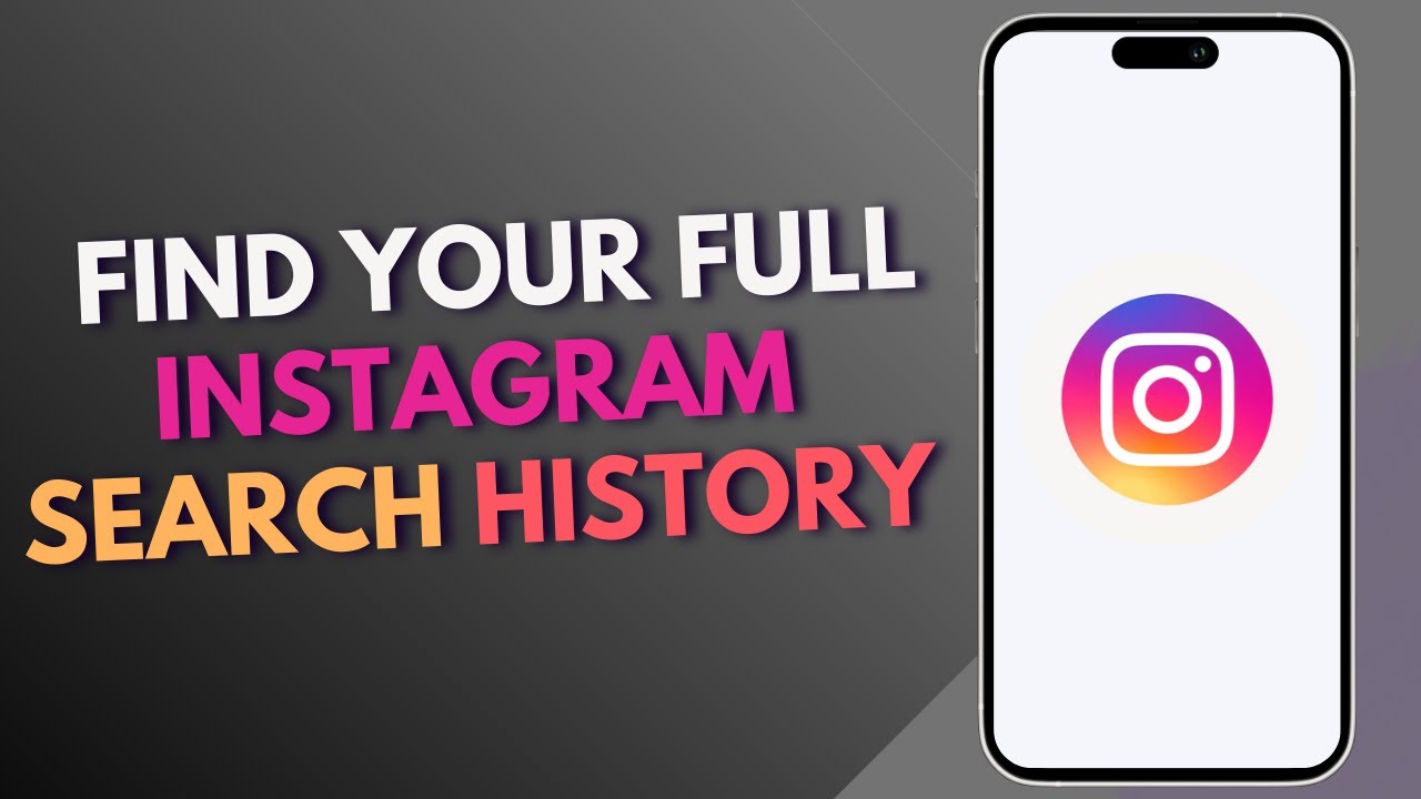 How to Find Your Full Instagram Search History - YouTube