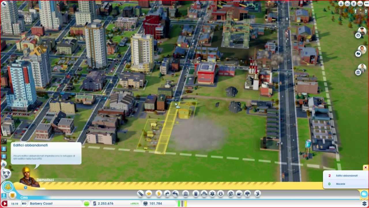 Simcity Gameplay Ita PC Parte 23 - Riforma Industriale - - YouTube
