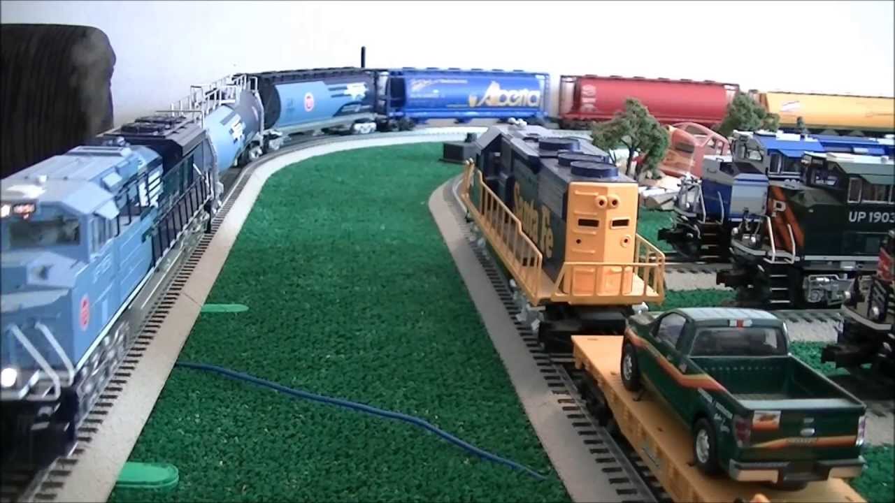 running the lionel mopac heritage unit #1851 - YouTube