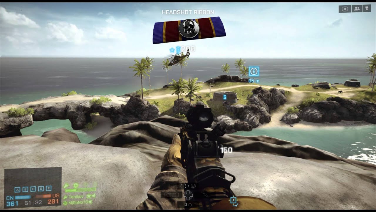 BF4 - M39 EMR: the Spotter's DMR (Lost Islands) - YouTube