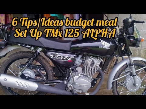 Budget Meal Lowerd Set Up Tmx 125 Alpha. - YouTube