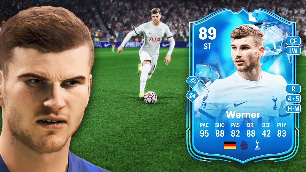 89 FANTASY FC TIMO WERNER SBC PLAYER REVIEW | EA FC 24 ULTIMATE TEAM ...