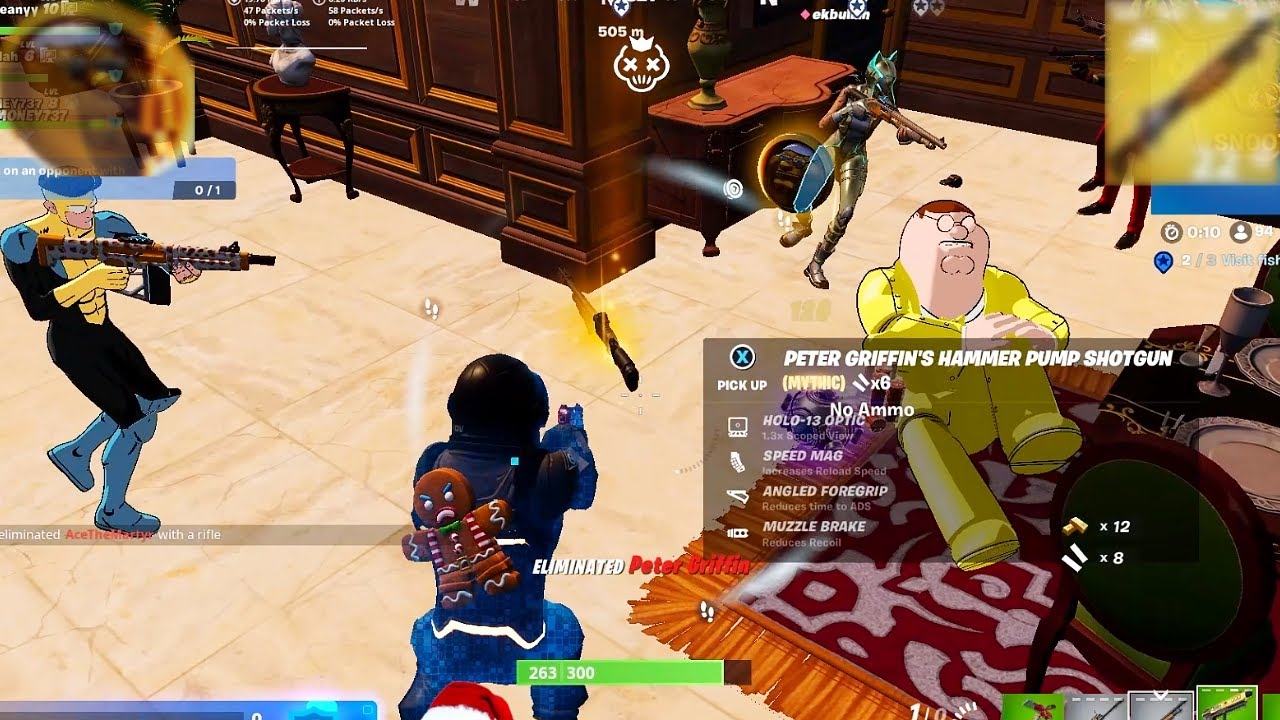 Fortnite Chapter 5 Getting A Victory Royale With Peter Griffins Shotgun ...