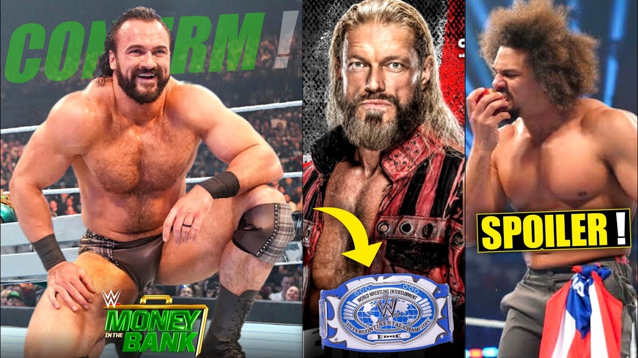 CONFIRM HUA RETURN🔥! Drew McIntyre MITB Return | Edge Custom Title ...