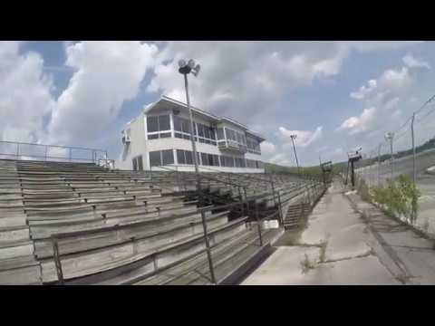 abandoned race track - YouTube