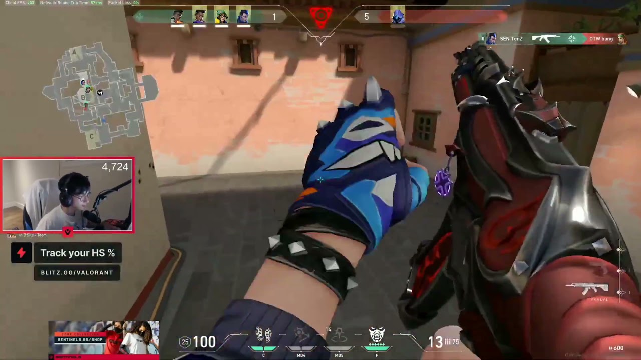 Tenz has Perfect Aim flick bcz of Aim Training - YouTube