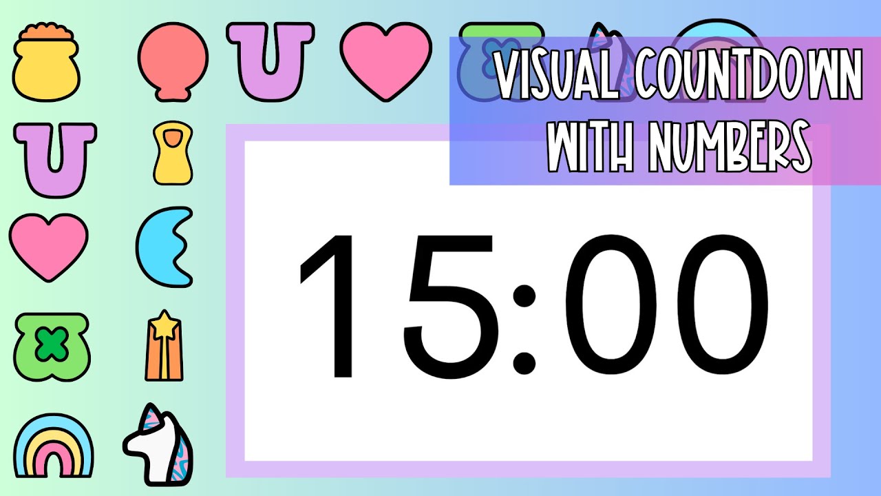 15 Minute Visual Timer - Lucky Charms - YouTube