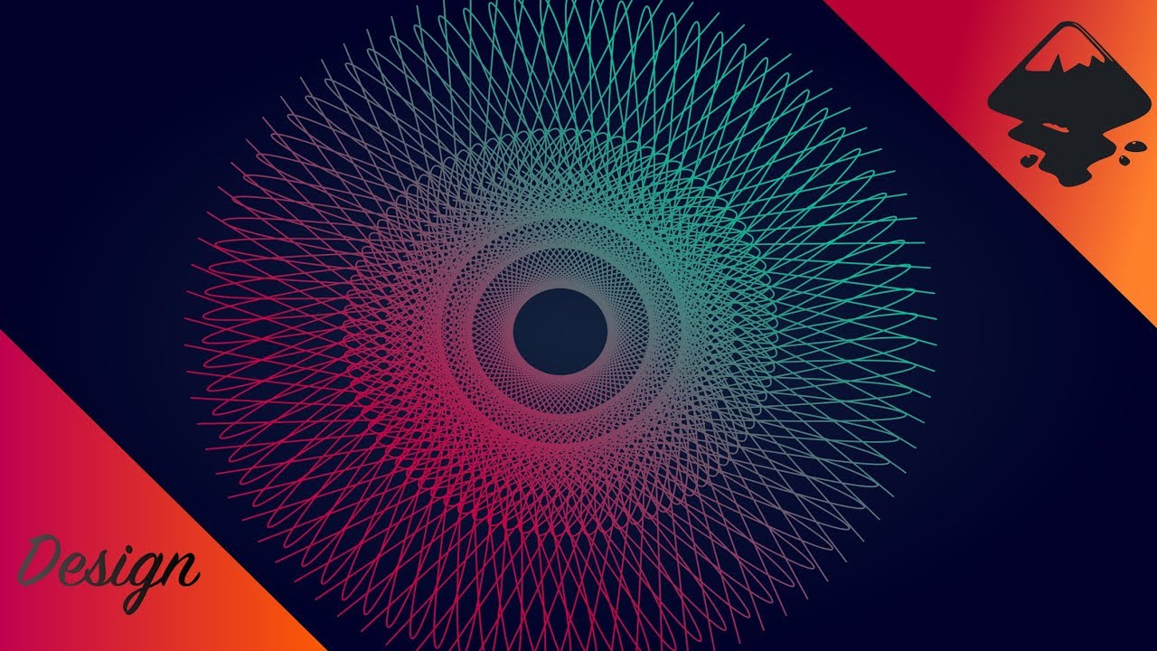 Create a beautiful wallpaper with Inkscape | Inkscape tutorial - YouTube