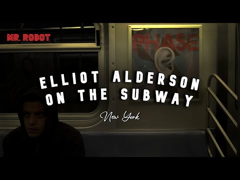 Elliot Alderson on the subway ‍🚅 Mr. Robot 🖥️ | Subway interior ...