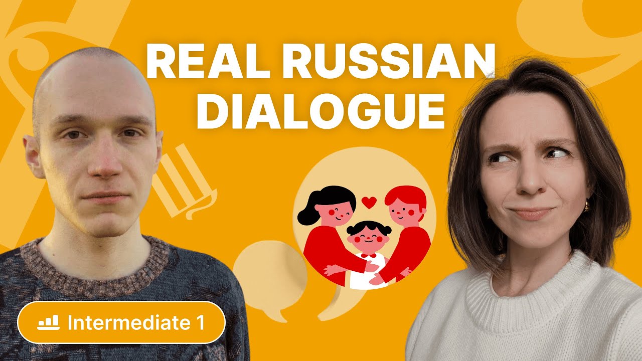 Easy Russian conversation about family with Nikita from @InhaleRussian ...