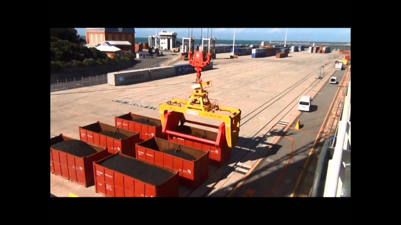Containerised Coal Loading - YouTube