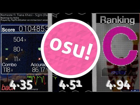 Osu - Three 4+ star maps [More info in the description] - YouTube