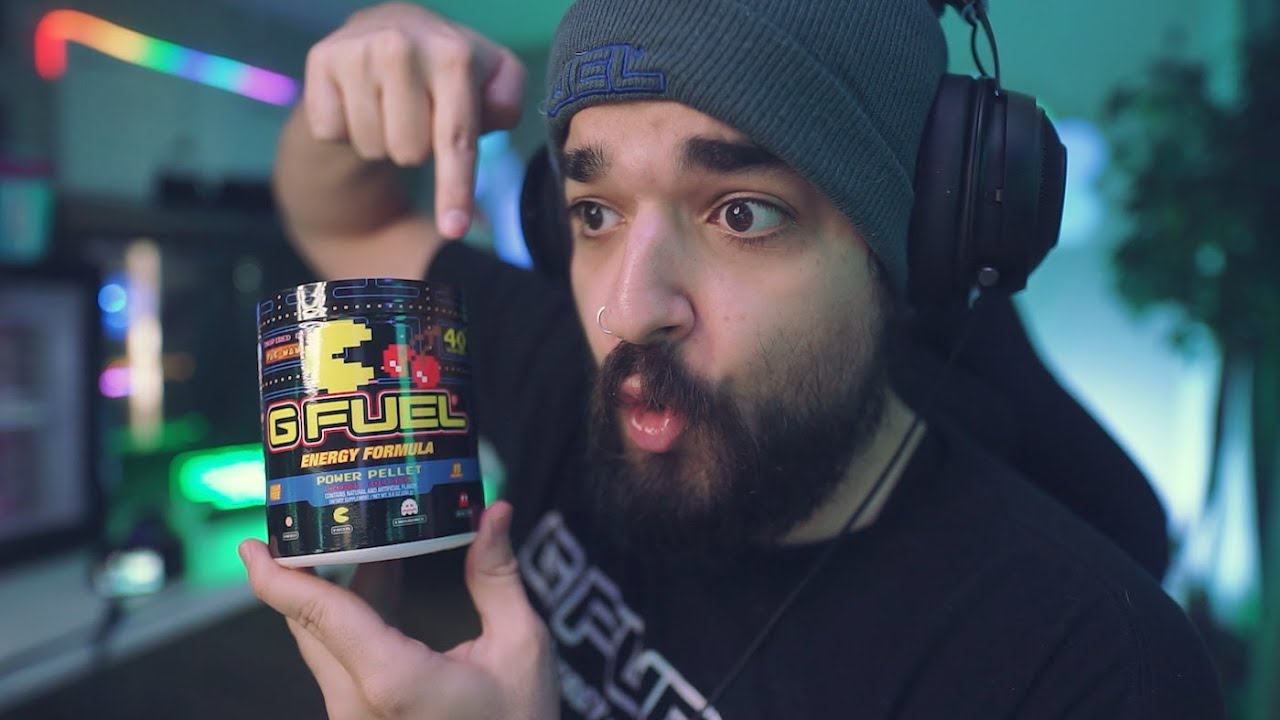 PACMAN x G FUEL "POWER PELLET" FLAVOR REVIEW! - YouTube