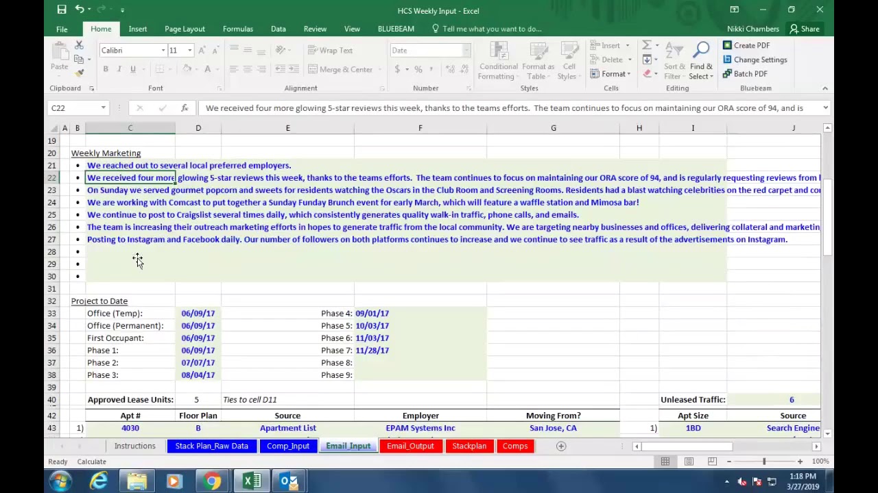 Monday Morning Reporting Training Video 3/27/2019 - YouTube