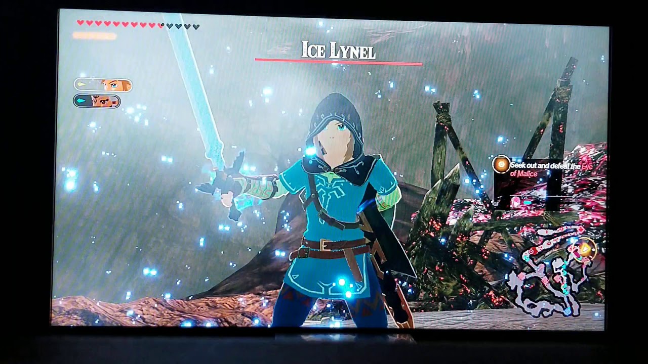 Hyrule Warriors Age of Calamity fighting ice lynel - YouTube