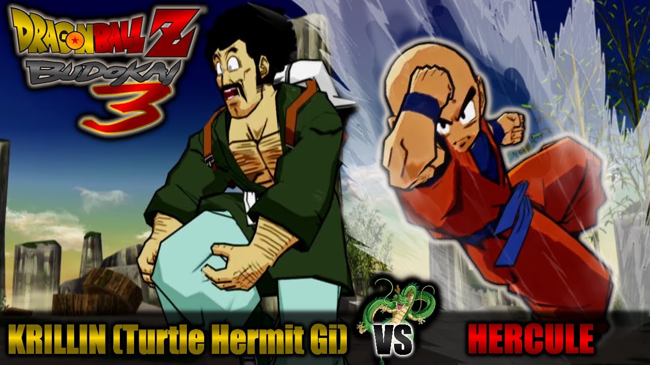 Dragon Ball Z Budokai 3 Krillin (Turtle Hermit Gi) vs Hercule (Alt ...