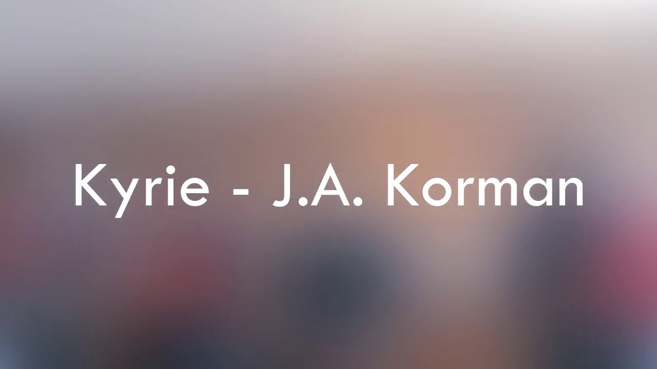 Kyrie - J.A Korman. Magnifica Vocal Group (Maria Bunda Karmel) - YouTube